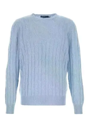 Polo Ralph Lauren Cable Knit Cashmere Sweater - Blue