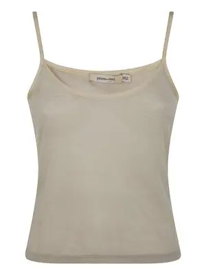 Paloma Wool Nasem" Organic Cotton Tank - Beige