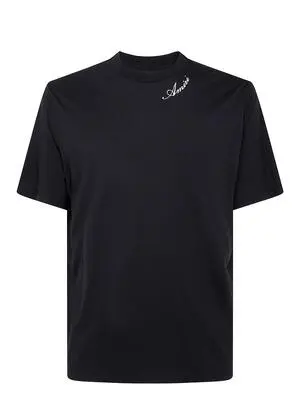 Amiri T-shirt Crew Neck "script Jmodal Reg - Black