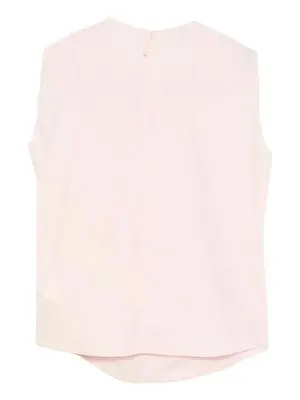 JNBY Draped Sleeveless Top With Rear Zip - Pink