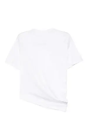 JNBY Asymmetrical Hem T-shirt - White