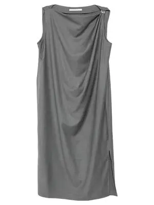 JNBY Draped Cowl-neck Dress - Grey