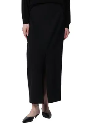 THE ROW Iphora High-waisted Wool Column Skirt - Black