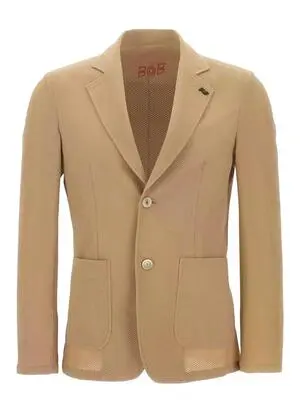 BOB Golden Mesh-fabric Blazer - Neutrals
