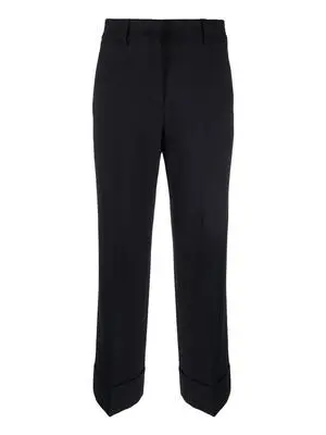 Incotex Wool Tailored Pants - Blue