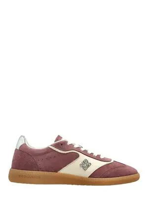 Dsquared2 Suede And Leather Low Top Sneakers - Purple