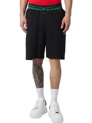 Philipp Plein Silk Shorts - Black