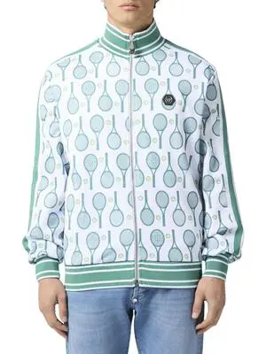 Philipp Plein Printed Track Jacket - White