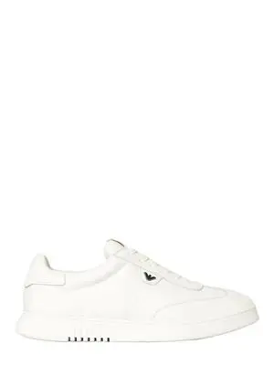 Emporio Armani Lace-up Sneakers - White