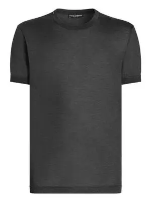 Dolce & Gabbana Silk T-shirt - Grey