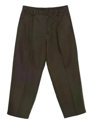 Herno Herno Pleated Wide-Leg Trousers Green