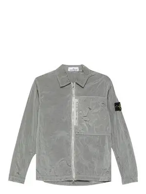 Stone Island Zip-up Shirt Jacket - Grey