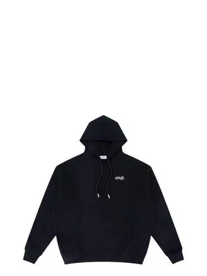 Off-White Paint Splatter Arrow Diag French Terry Hoodie - Black