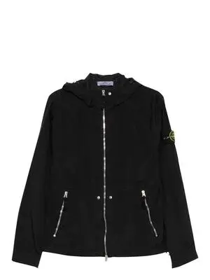 Stone Island Short Parka - Black