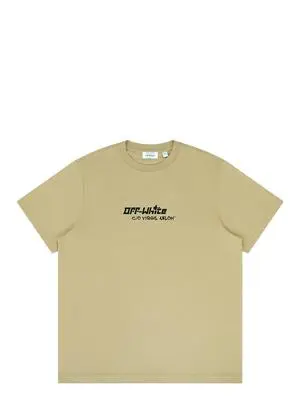 Off-White Cryst Croco" Slim Fit T-shirt - Tan