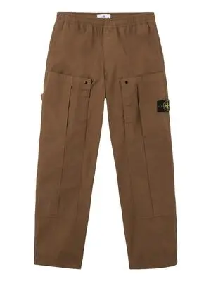 Stone Island Cargo Pocket Pants - Brown