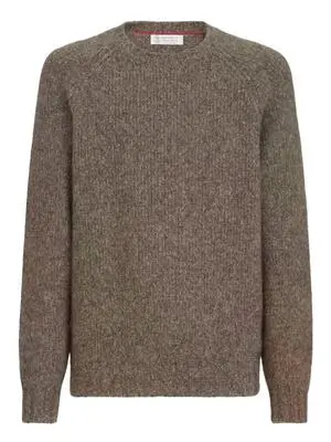 Brunello Cucinelli Cashmere And Silk Sweater - Brown