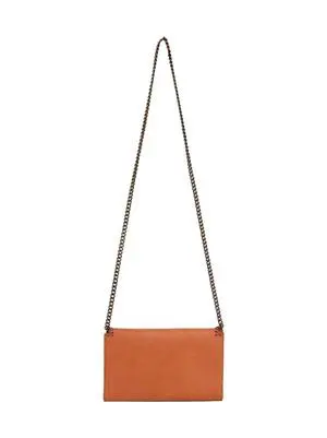 Stella McCartney Falabella Whipstitch-trim Shoulder Bag - Orange