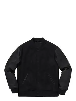 Supreme Motion Logo Varsity Jacket - Black