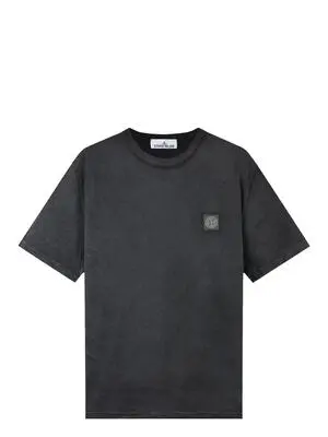 Stone Island Crewneck Short-sleeve T-shirt - Black