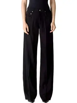 Rick Owens Geth Wide-leg Jeans - Black