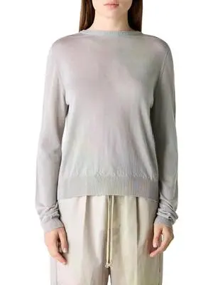 Rick Owens Biker Level Sweater - Grey