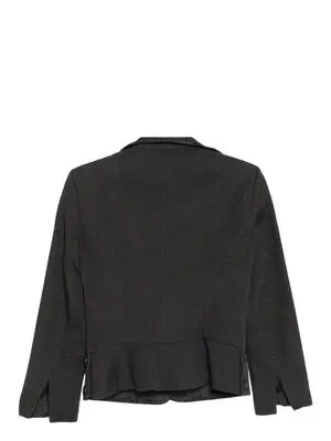Saint Laurent Polka Dot Skirt Suit - Black