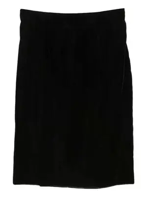 Valentino Garavani 1980s Zip-fastening Mini Skirt - Black