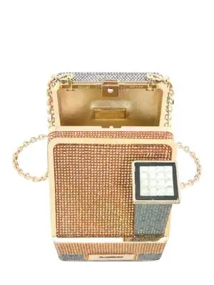 Judith Leiber Crystal Camera Clutch - Silver