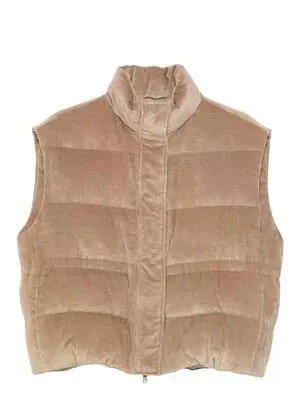 Brunello Cucinelli Padded Corduroy Gilet - Neutrals