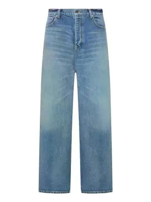 BALENCIAGA Balenciaga Baggy-Fit Distressed Wide-Leg Jeans
