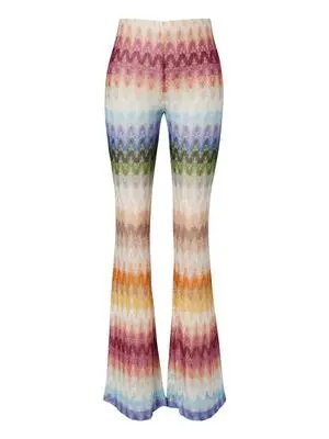 Missoni Knitted Flared Pants - Multicoloured
