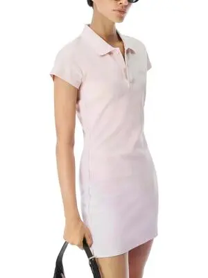Alexander Wang Crystal-embellished Polo Dress - Pink