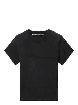 Alexander Wang Mirrored Logo T-shirt - Black