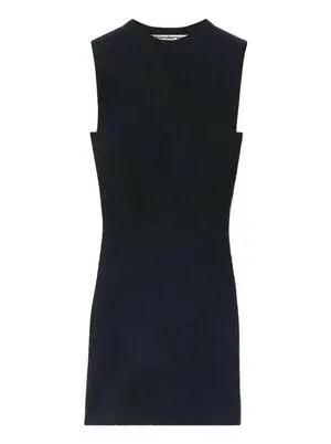 Alexander Wang Rib-knit Mini Dress - Black