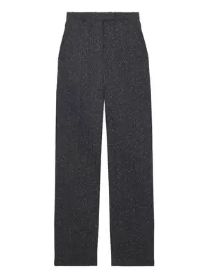 Alexander McQueen Speckled Effect Trousers - Grey