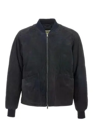 VOLFAGLI FIRENZE Pitti Suede Leather Jacket - Blue
