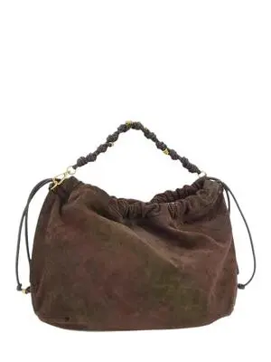 GIANNI CHIARINI Morgana Suede Tote Bag - Brown