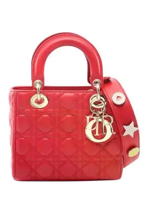 Dior Lady Tote Bag - Red