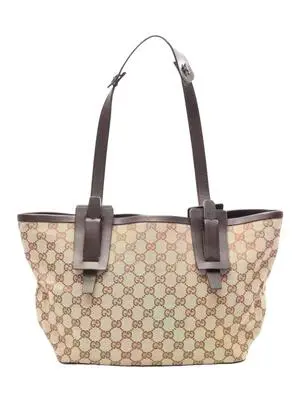 Gucci Double-handle Shoulder Bag - Neutrals
