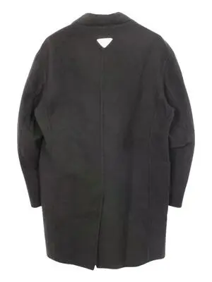 Prada Single-breasted Cotton Coat - Brown