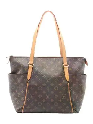 LOUIS VUITTON Monogram Canvas Tote Bag - Brown