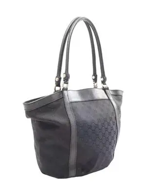 Gucci Abby Gg Canvas Tote Bag - Black