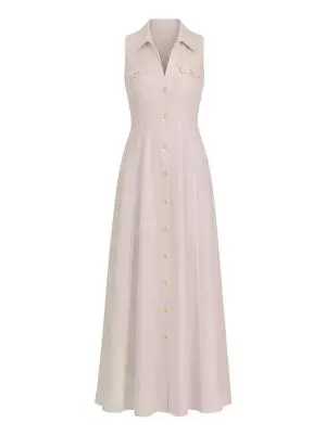 Alice + Olivia Kendall Linen Maxi Dress - Neutrals