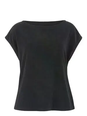 JUVIA Kimberly Terry T-shirt - Black