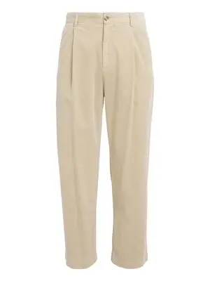Barena Venezia Corduroy Straight Leg Trousers - Ivory