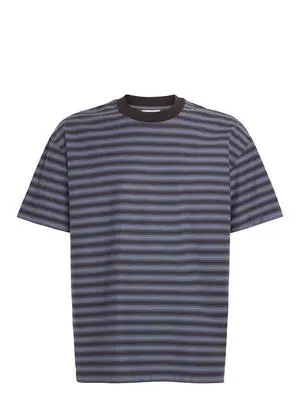NN.07 Organic Cotton Stripe T-shirt - Blue