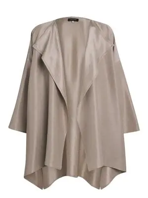 Eskandar Silk Plissé Jacket - Grey
