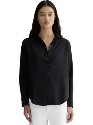 Everlane Linen Relaxed Shirt - Black