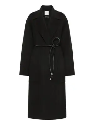 Max Mara Oversized Wool Coat - Black